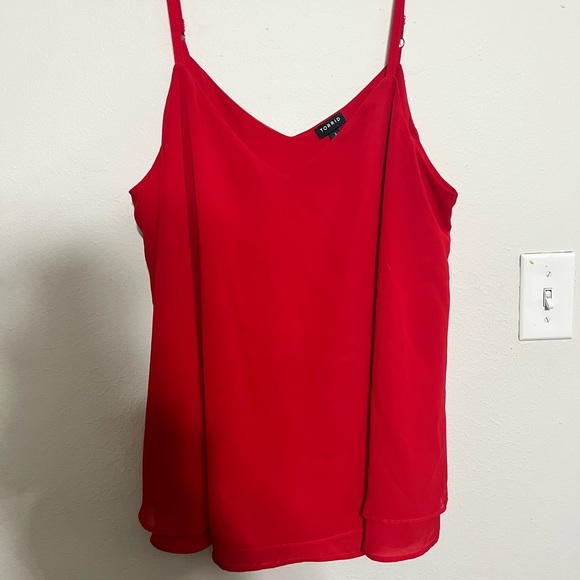 Tops | Torrid Red Tank Top | Poshmark